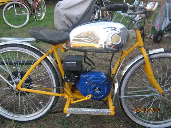 3 speed 6.5 hp Monarch bike 001 | Motorized Bicycle Engine Kit Forum