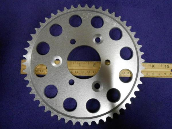 50 tooth Sprocket for better hill climbing | Motorized Bicycle Engine ...