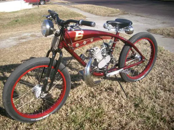 Custom Motorized Felt Deep Six | Motorized Bicycle Engine Kit Forum