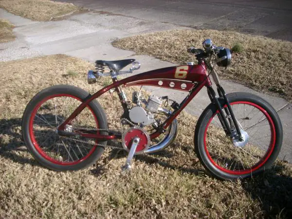 Custom Motorized Felt Deep Six | Motorized Bicycle Engine Kit Forum